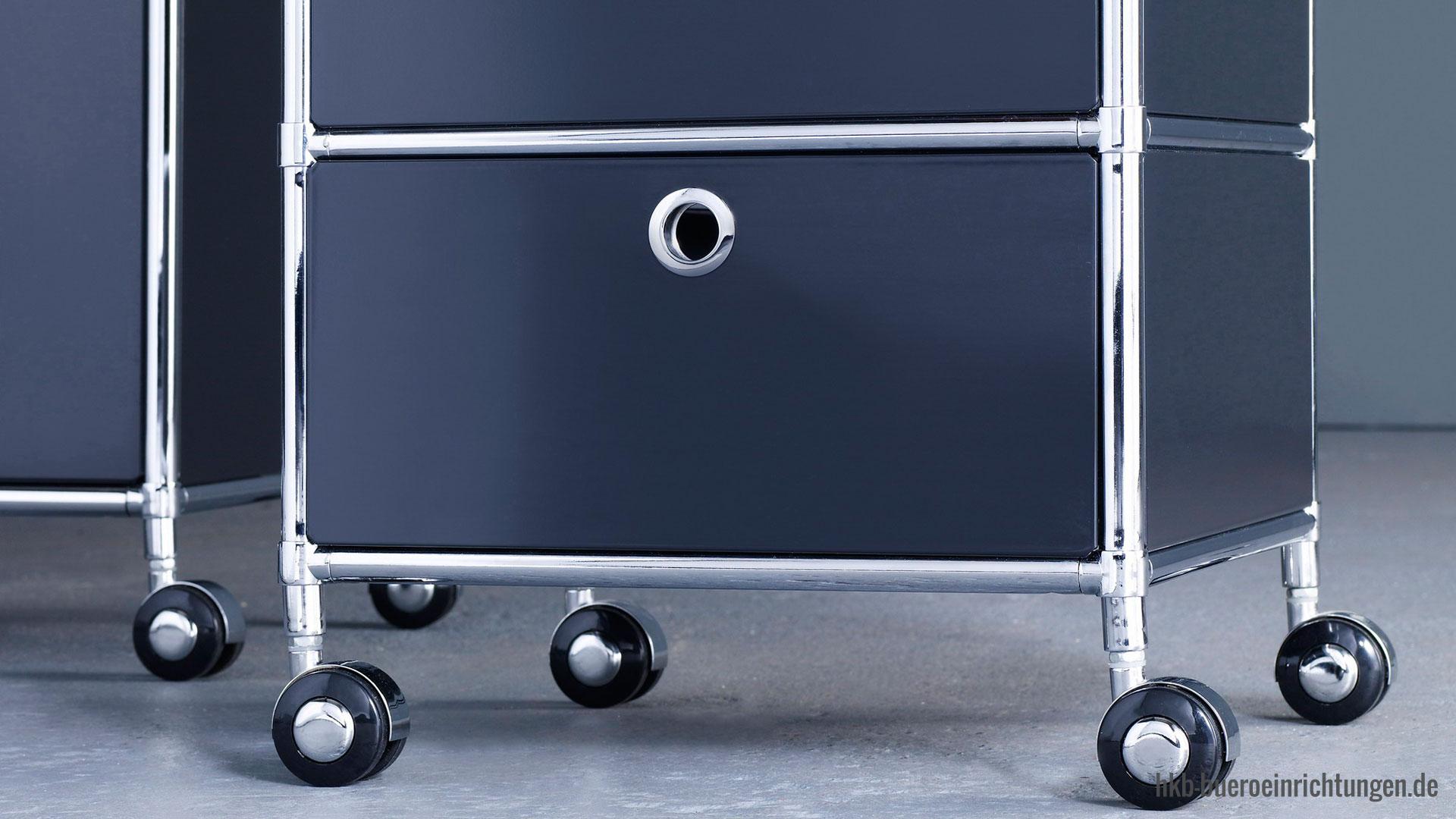 Büromöbel Metall Rollcontainer - Möbelbausystem Metall